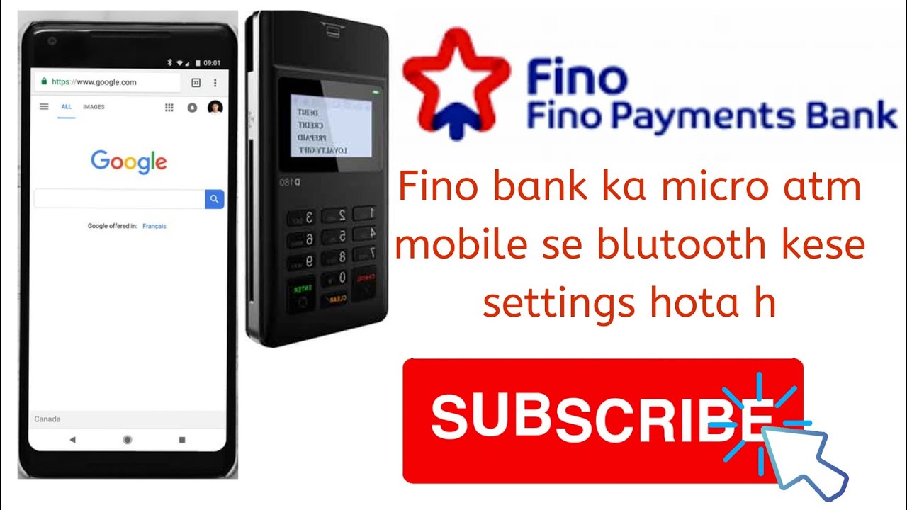 fino payment bank me mobile se fino atm machine bluetooth se connect ...