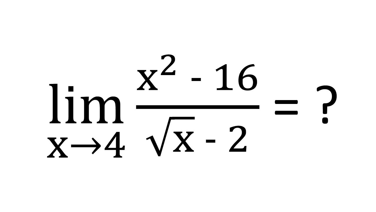 Calculus, Level 3 of 6, Example 2, Two-sided limit - YouTube