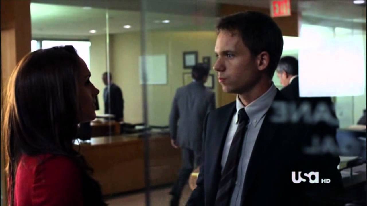 The Suits - Mike and Rachel Scene 1.01 "I just made that up" - YouTube