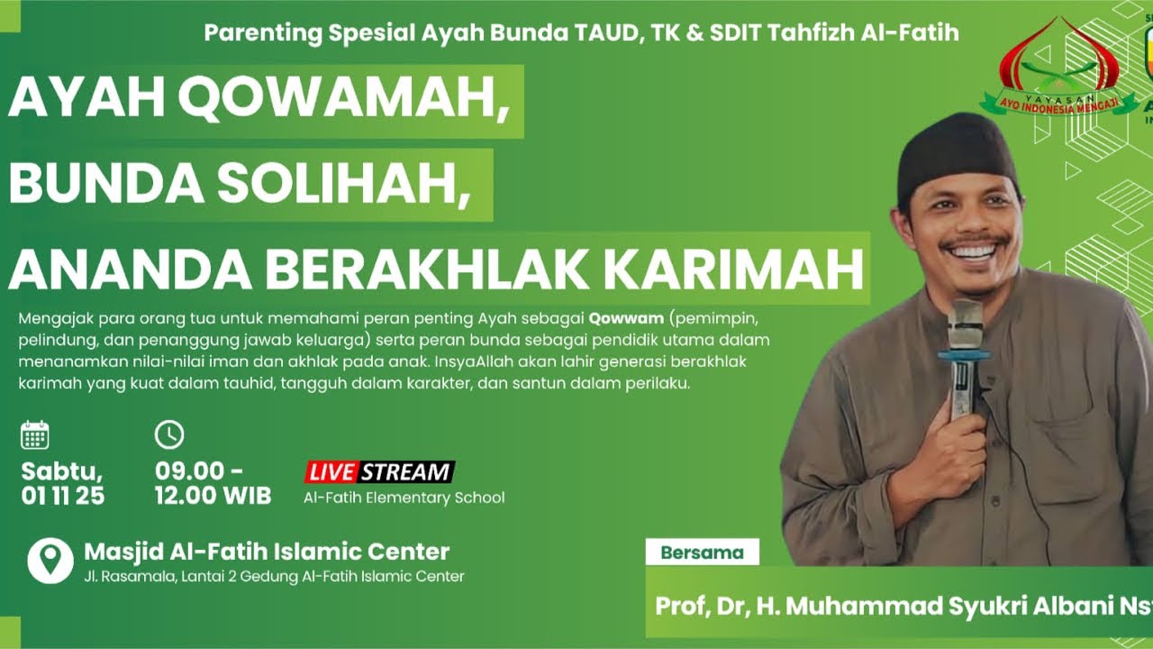 Parenting Spesial with Prof. Syukri Albani - YouTube