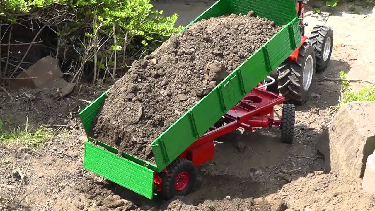 BIG RC TRACTOR AND TRAILER, Fantastic rc schlüter and trailer!rc RC ...