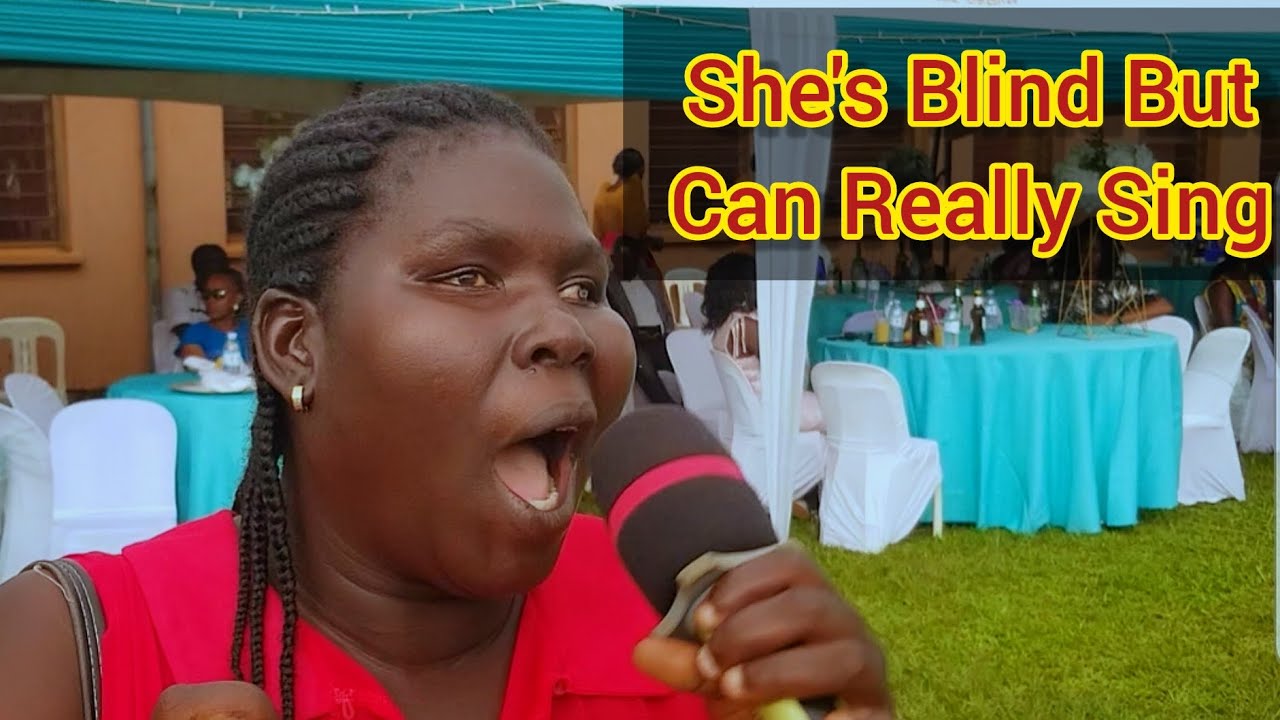 She's Blind But Can Really Sing and Touch everyone 🙏😥 #luo #africanlife ...