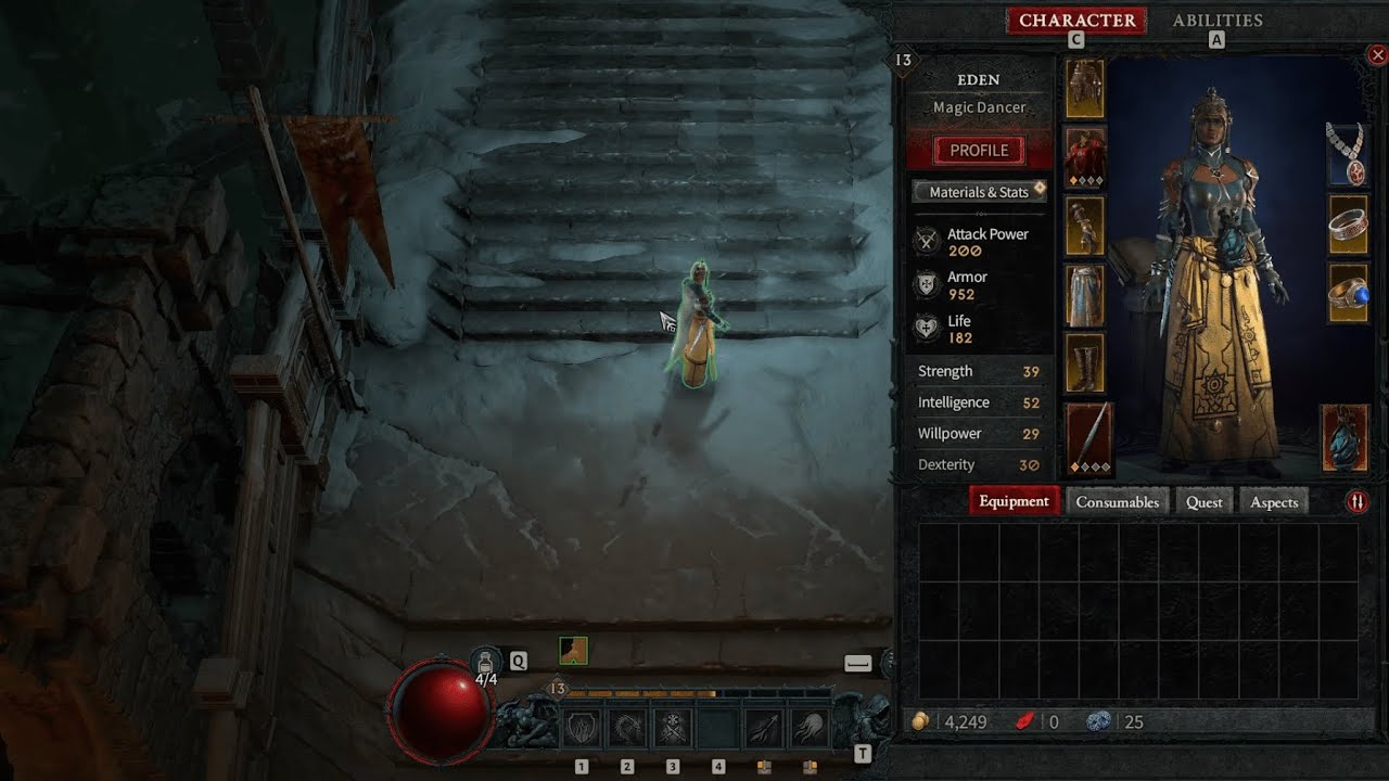 Diablo 4 Sorcerer (Levels 13-14) Pilgrimage to the Alabaster Monastery ...