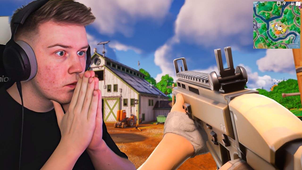 FIRST PERSON in FORTNITE! (Chapter 4) - YouTube