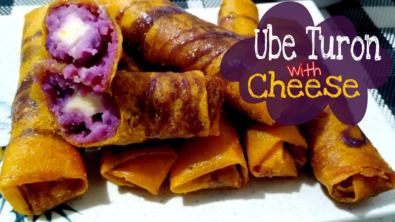 UBE TURON WITH CHEESE /EASY UBE TURON RECIPE - YouTube