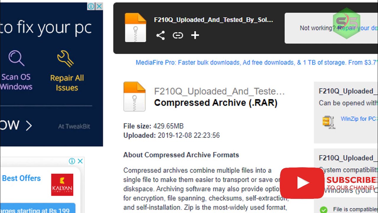 Lyf Jio F210Q Latest Update Flash FIle/Firmware. - YouTube
