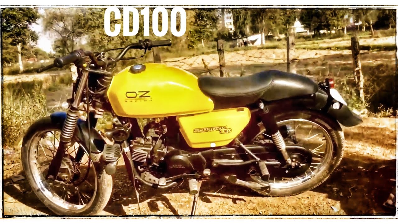 Hero Honda CD100ss modified into cafe racer bike ||megh cushtom || by ...