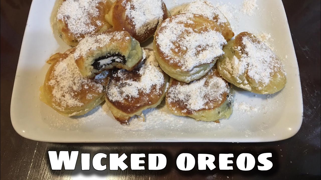 How to make wicked oreos / deep fried oreos - YouTube