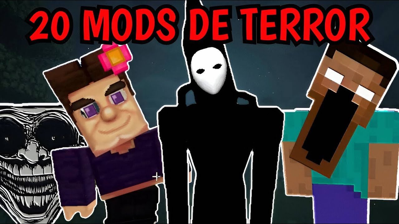 TOP 20 MEJORES MODS DE TERROR PARA MINECRAFT BEDROCK 1.21 - YouTube