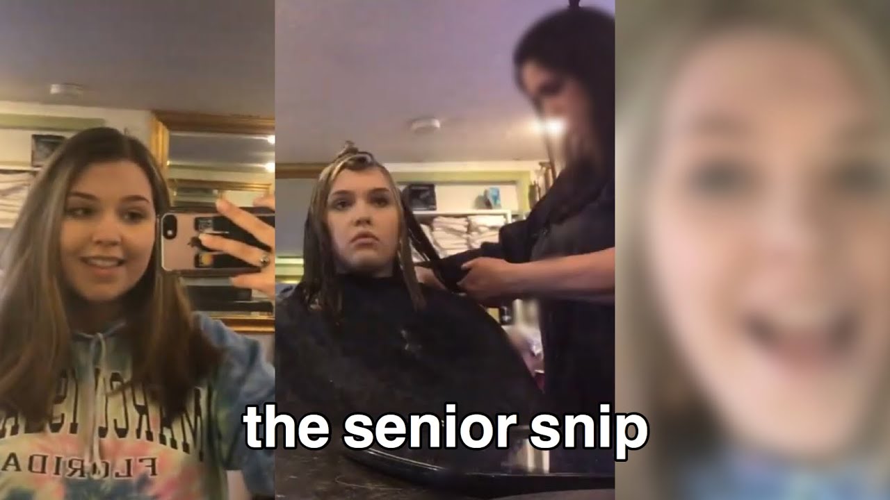 getting my hair cut off ( THE SENIOR SNIP ) *READ DESCRIPTION* - YouTube