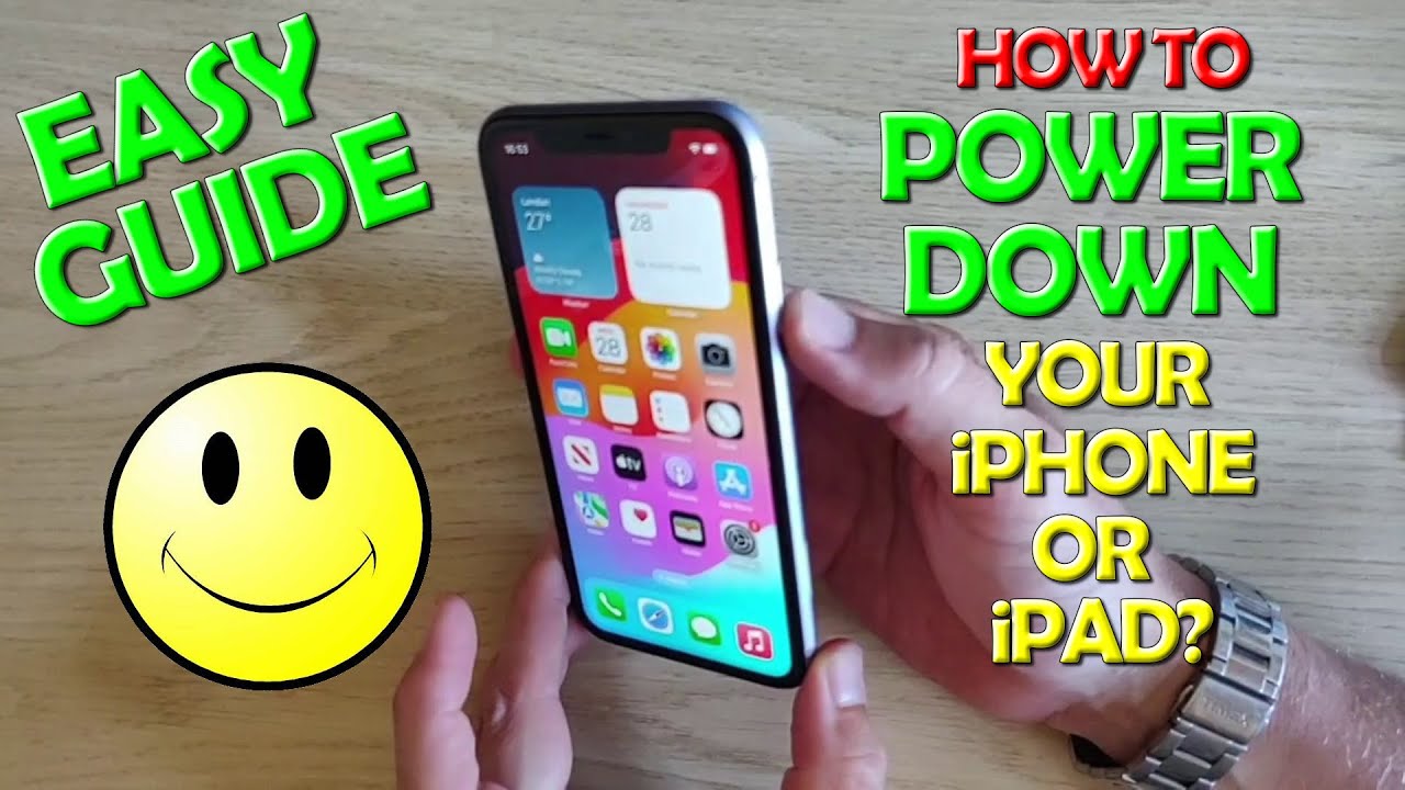 How To Shut Down Your iPhone or iPad - YouTube
