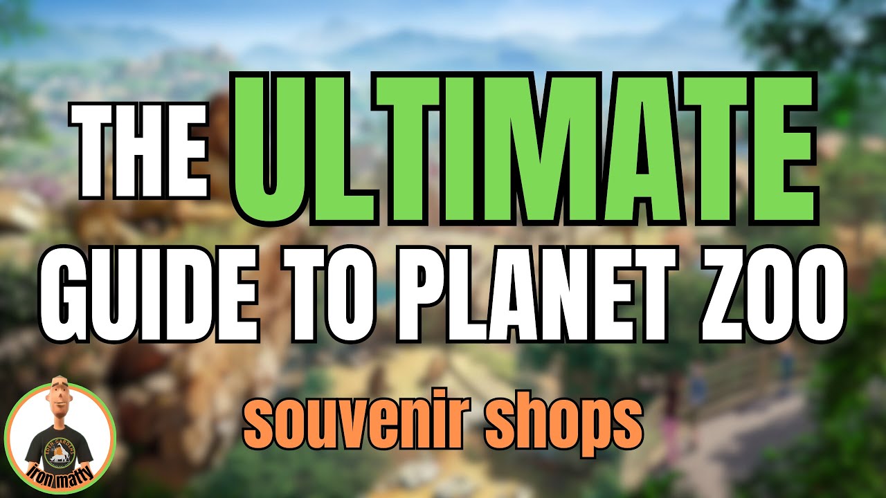HOW TO BUILD MODULAR SOUVENIR SHOPS - Planet Zoo Console Edition - YouTube