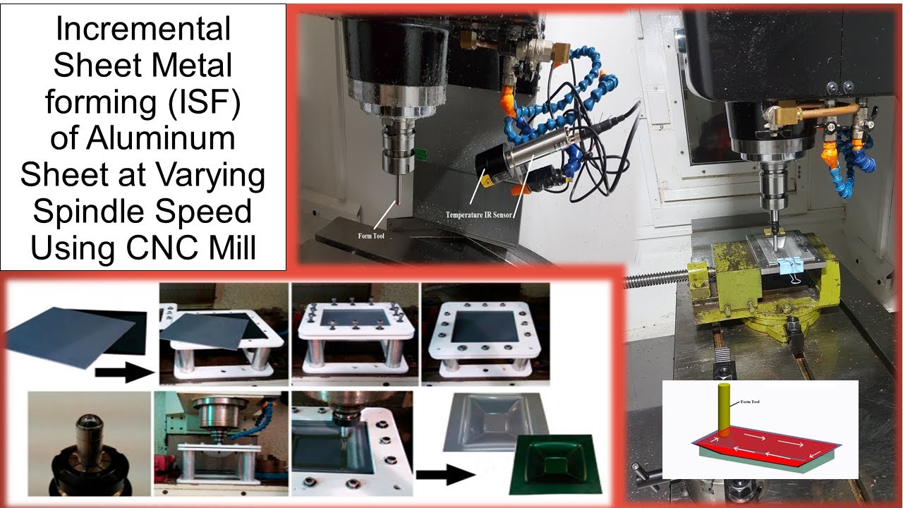 Incremental Sheet Metal forming (ISF) of Aluminum Sheet at Varying Spindle Speed Using CNC Mill ...