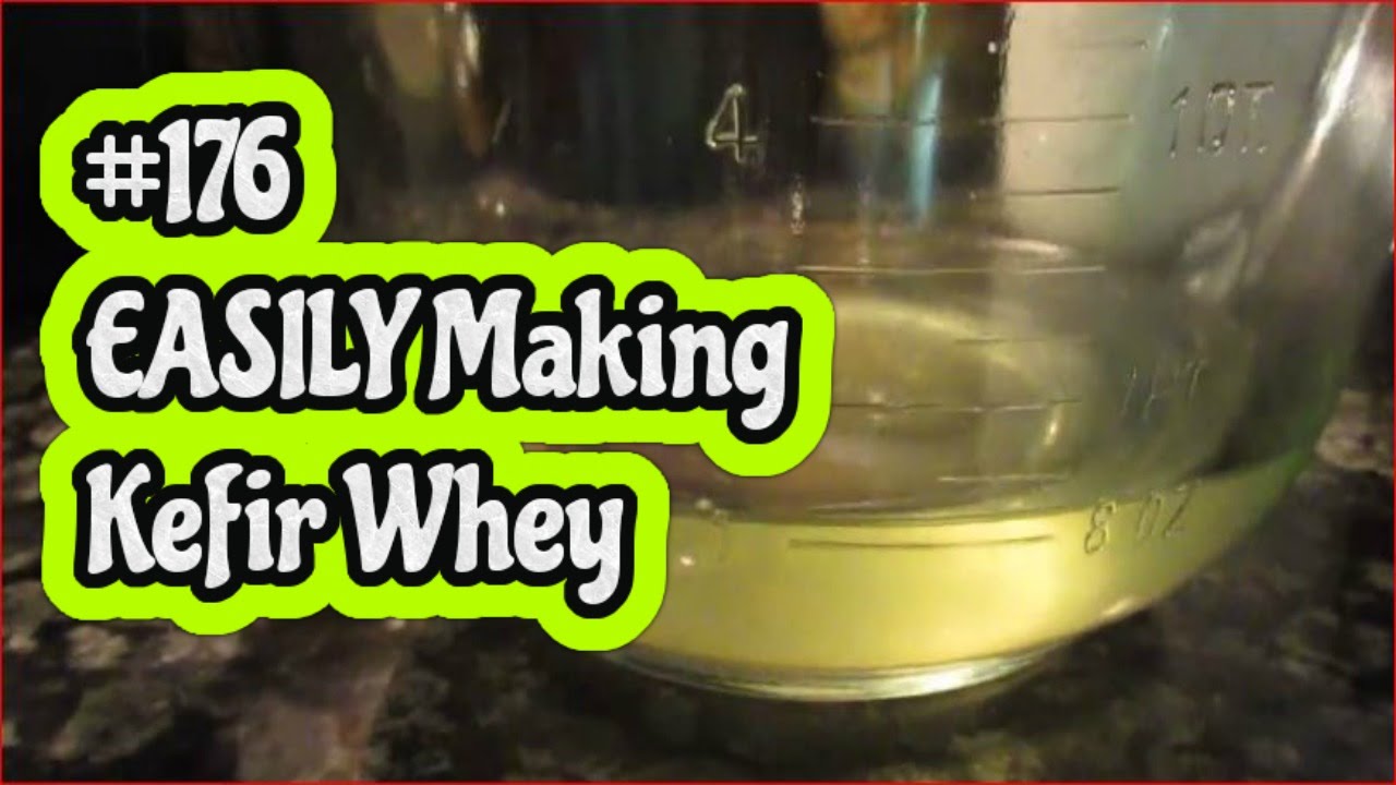 VLOG 17**Making Kefir Whey the EASY WHEY. lol** orJANics 50nRaw - YouTube