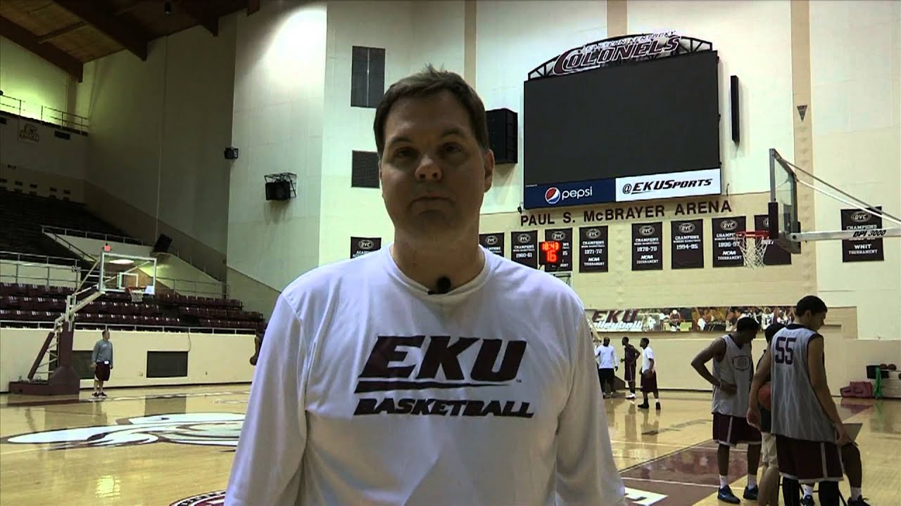 EKU Men's Basketball 1st Practice - YouTube