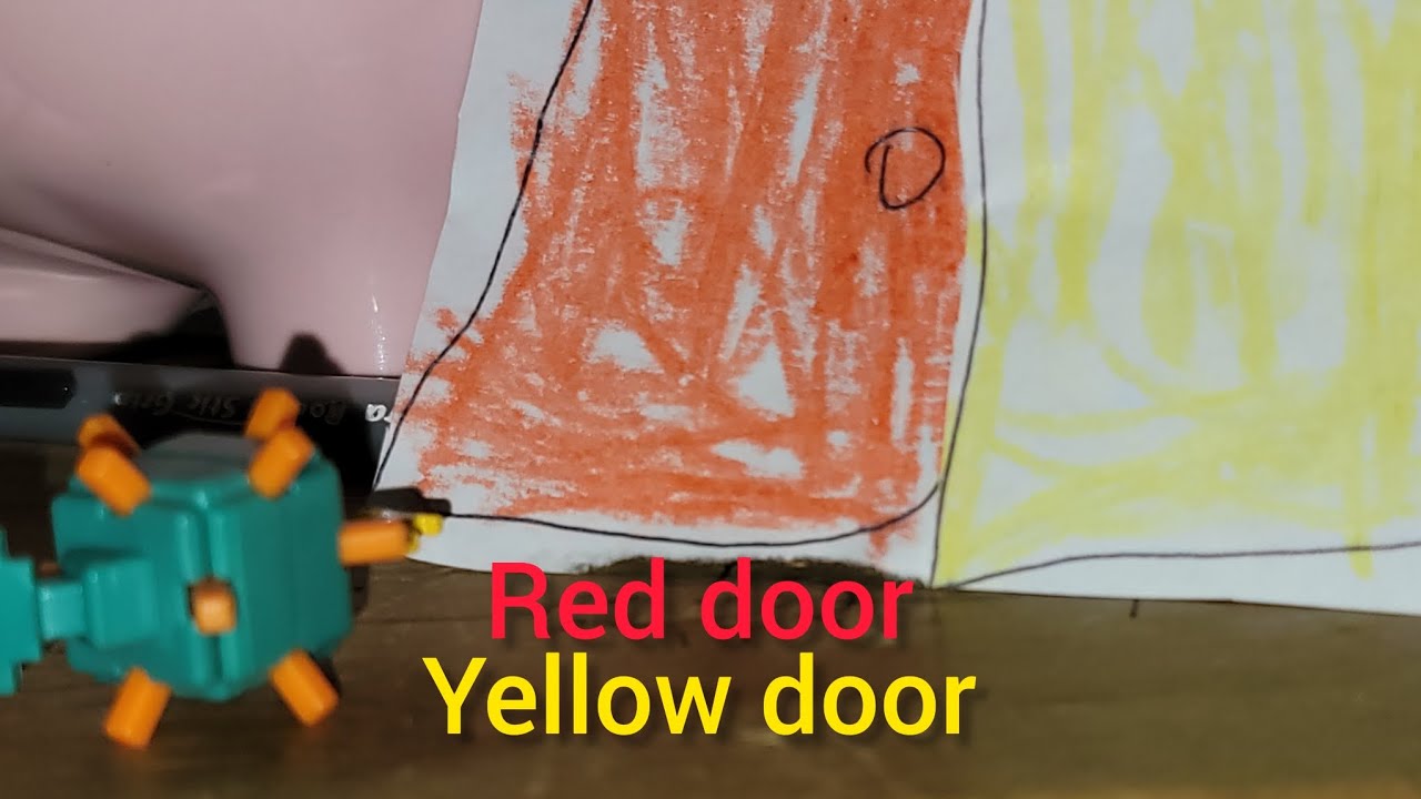 Red door yellow door #minecraft - YouTube