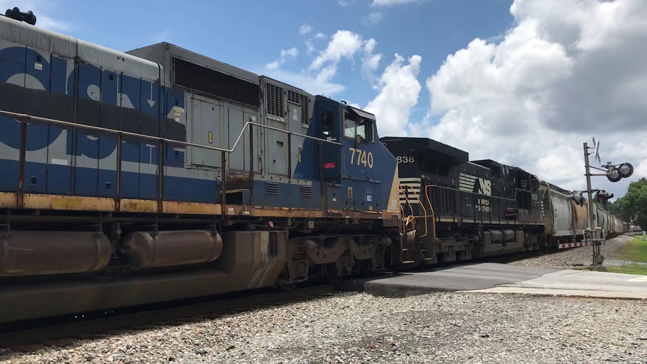 NS 8413 Leads NS 154 Thru Norcross, GA 7/2/18 - YouTube