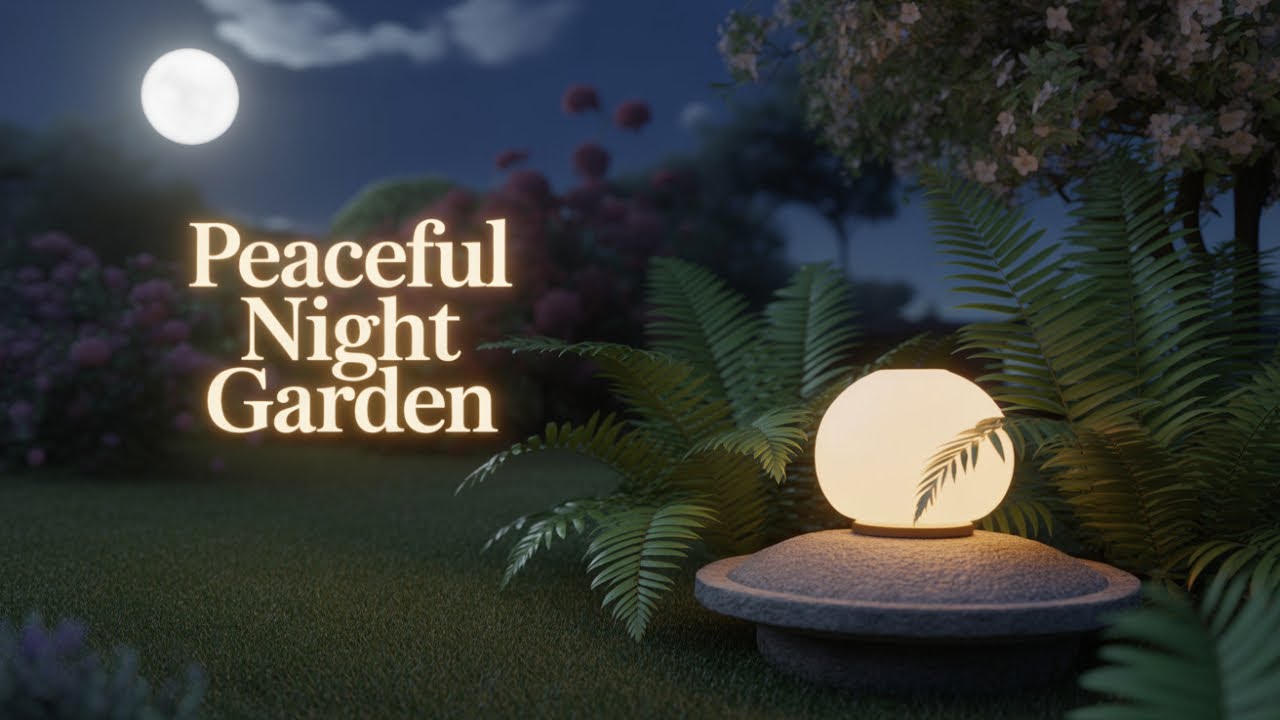 Peace Night Garden | A rich ambient tone for emotional rest. - YouTube