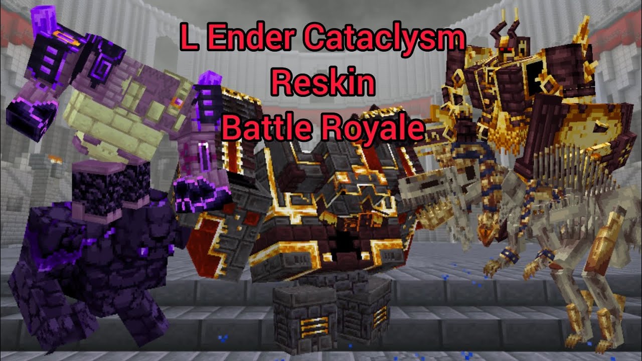 Minecraft Mobs Battle L Ender Cataclysm Reskin Battle Royale #039 - YouTube