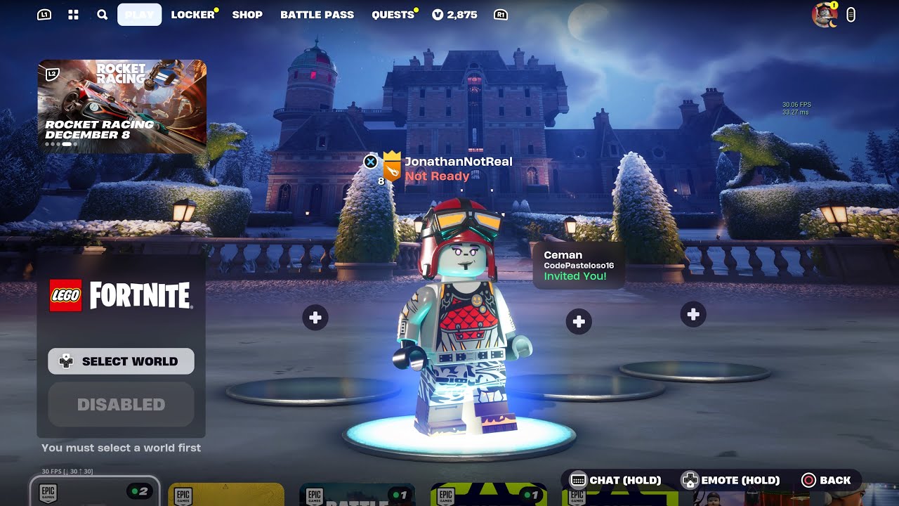 🔴LIVE🔴 FORTNITE LOBBY LEGO EARLY (JOIN NOW) 🔴 - YouTube