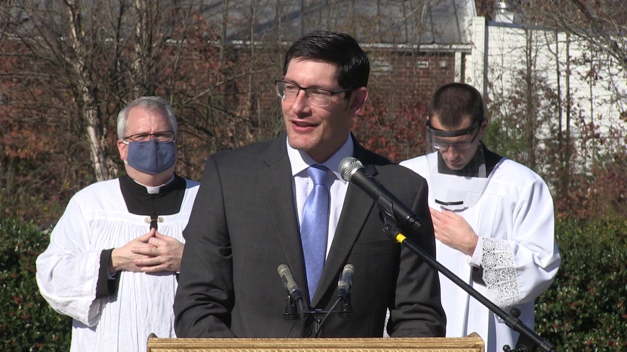 Groundbreaking Ceremony and Blessing MACS Fine Arts Center - YouTube