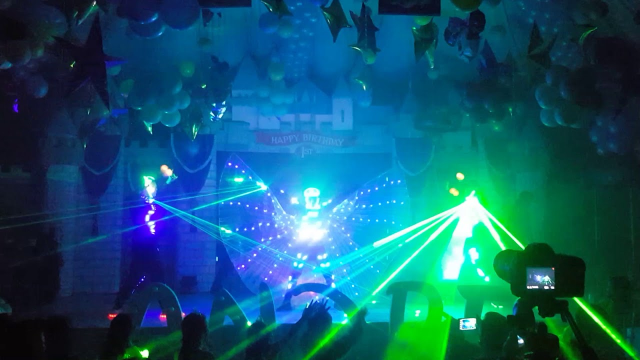 ElectroFire LED Dancers - YouTube