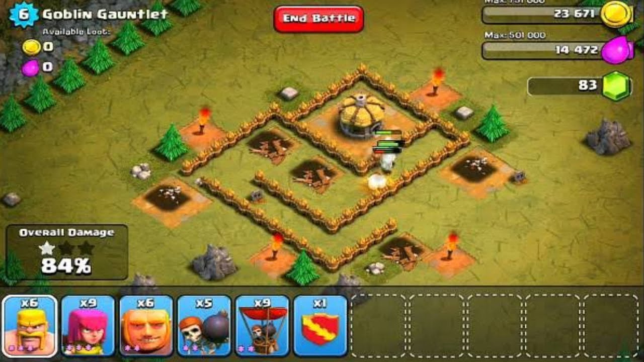 Clash Of Clans|Goblin Gauntlet Level 5|Coc New Game|Clash Time 2 - YouTube