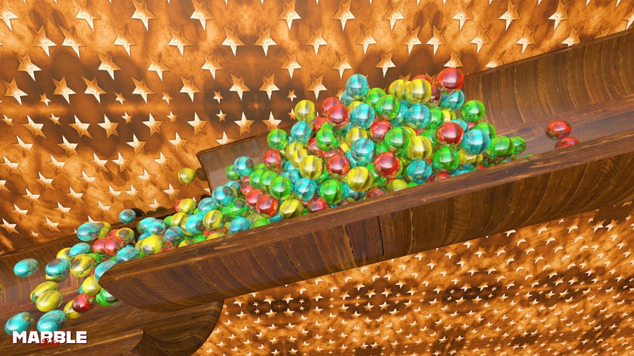 3D Marble Ball Run Animation 34 - YouTube