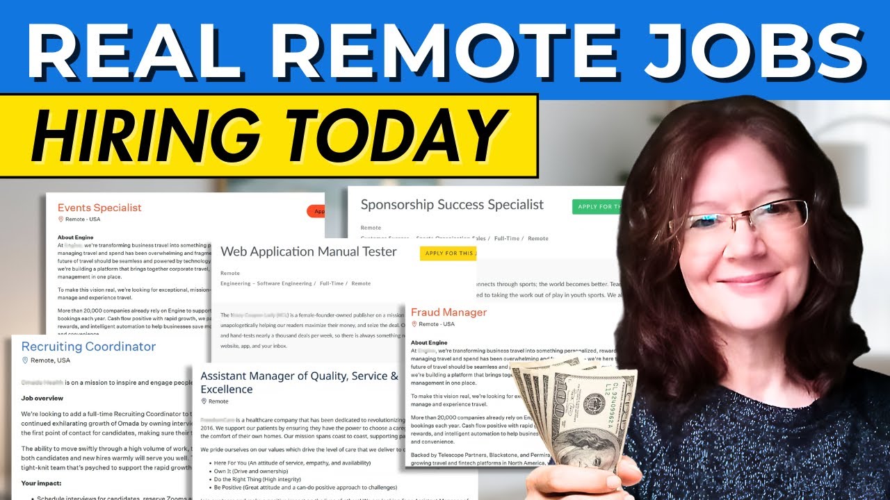 6 LEGITIMATE Remote Jobs Hiring Today (And They're Not All Over The ...