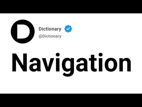 Navigation Meaning In English - YouTube