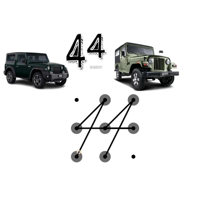 4×4 Thar pattern lock #shorts #pattern #ytshorts #thar #tharlover - YouTube