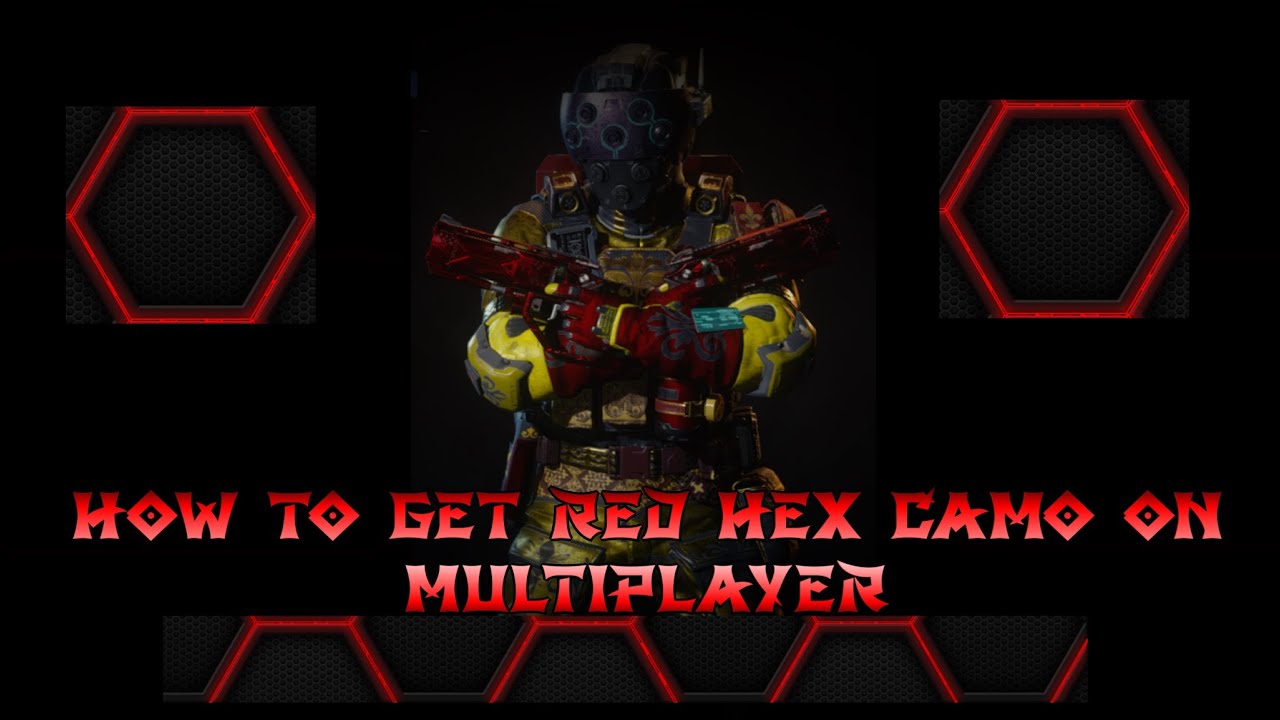 Call of Duty BO3: How to Get Red Hex Camo On DLC Weapons Glitch in ...