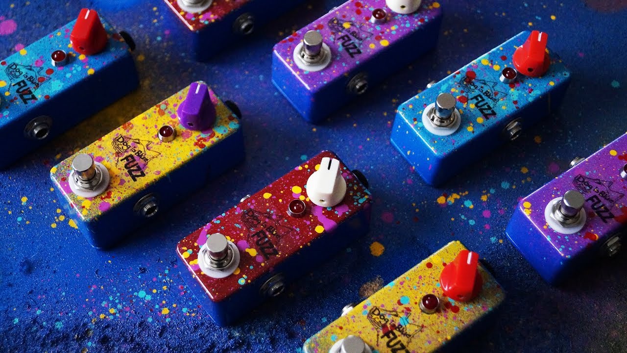 Dog Is Blue custom DIY fuzz pedal demo (while supplies last) - YouTube
