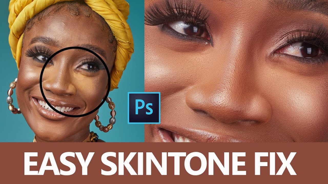 PHOTOSHOP: QUICK FIX OF THE SKIN - YouTube