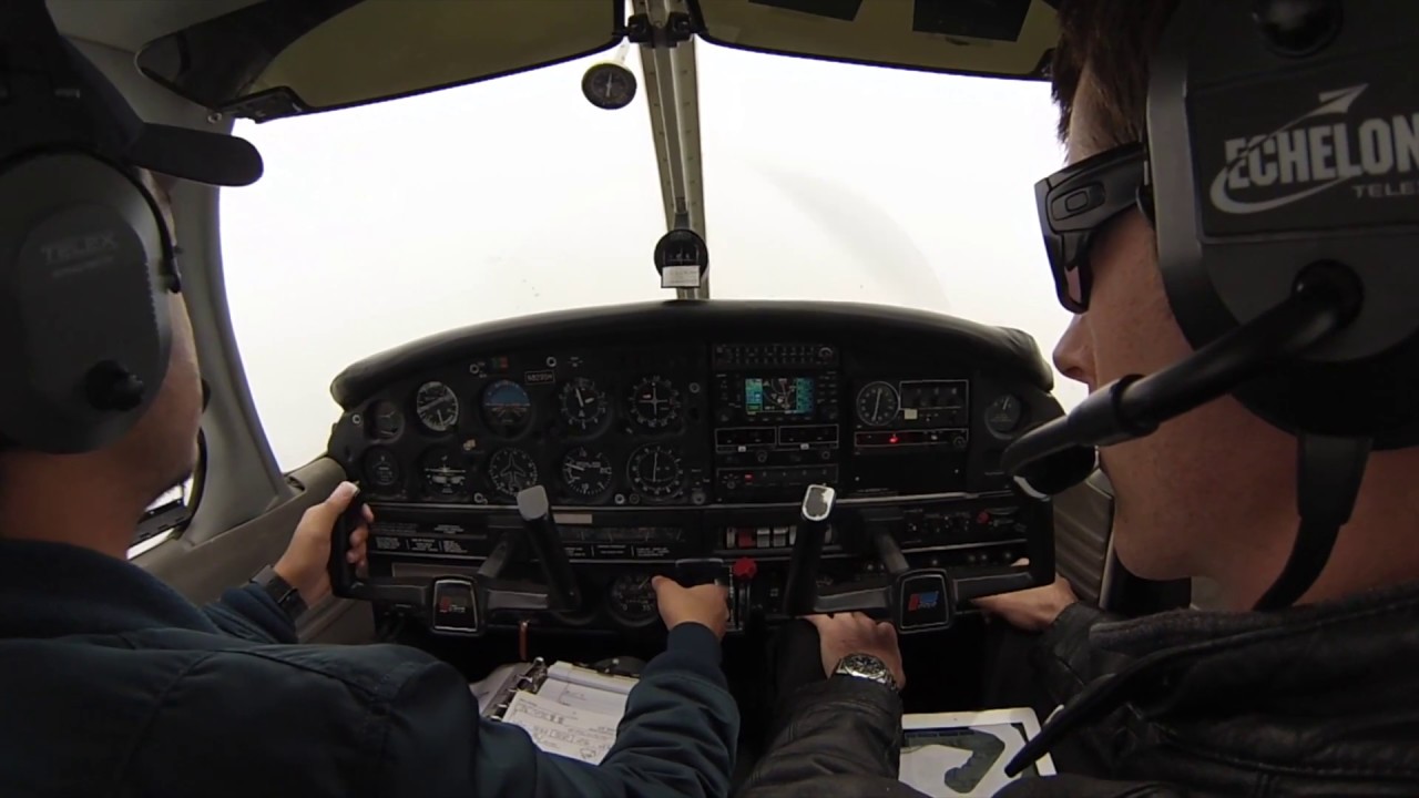 flying into imc conditions - YouTube