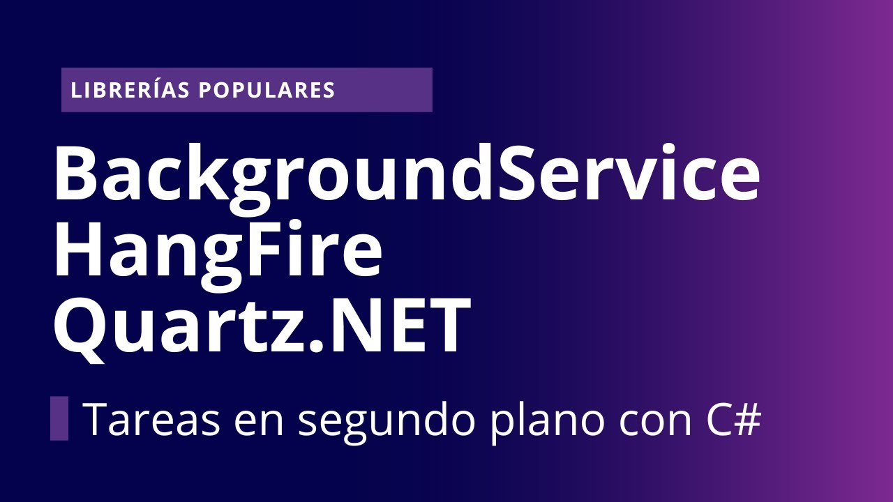 Crear y ejecutar Tareas en segundo plano en C# | Las diferentes formas ...