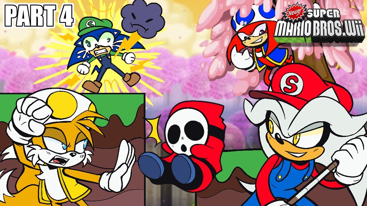 JOURNEY THROUGH SAKURA VILLAGE! - Silver & Team Sonic Play Newer Super ...