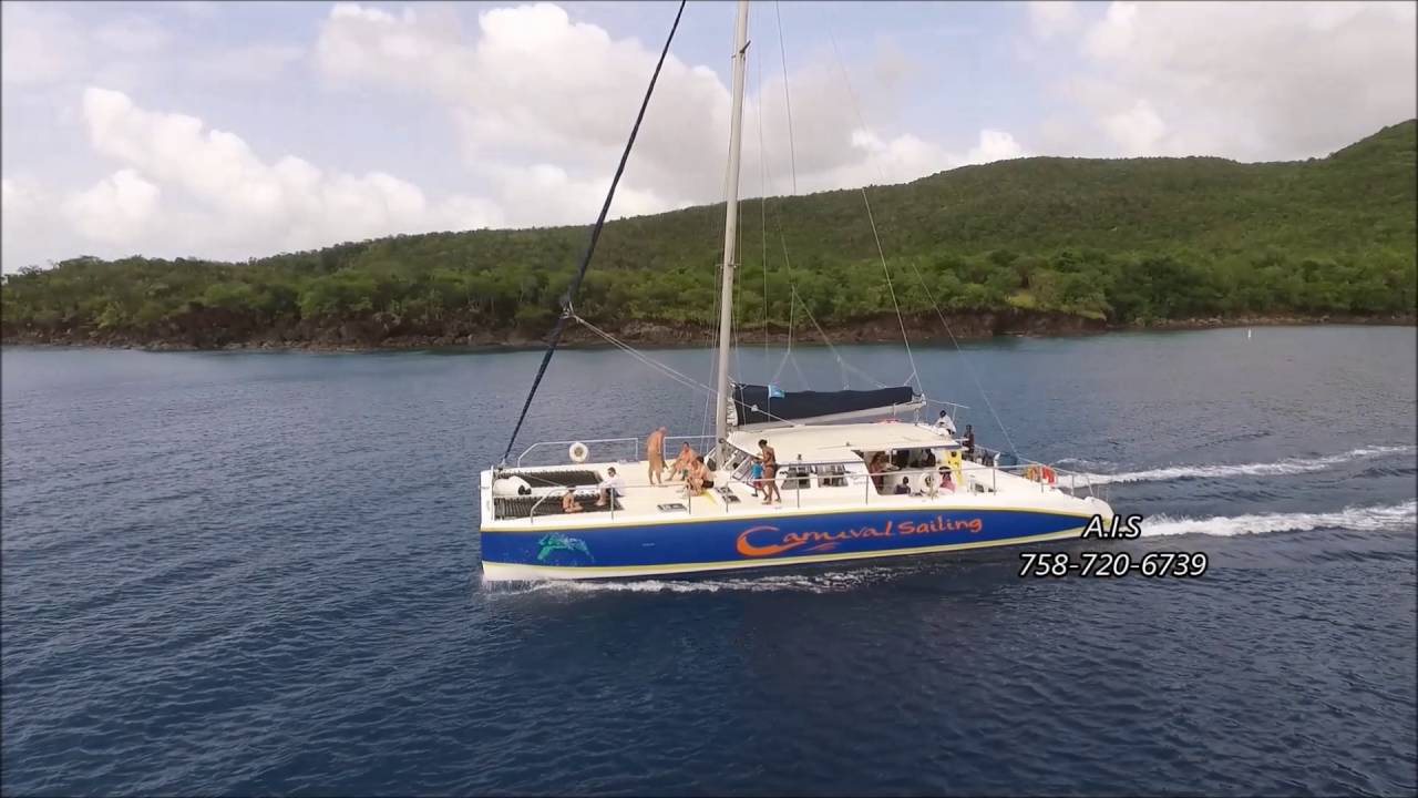 Carnival Sailing St Lucia - YouTube