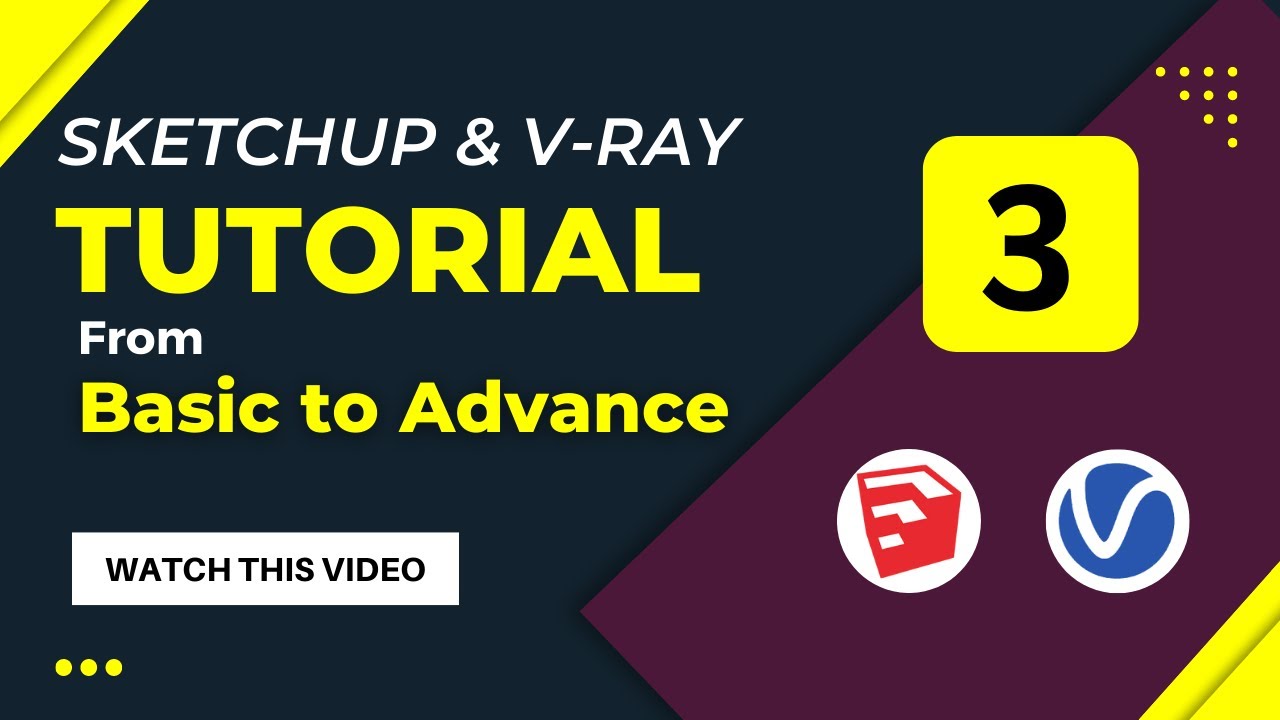 SketchUp and V-Ray Tutorial for Beginners | Ira Edu-Tech - YouTube