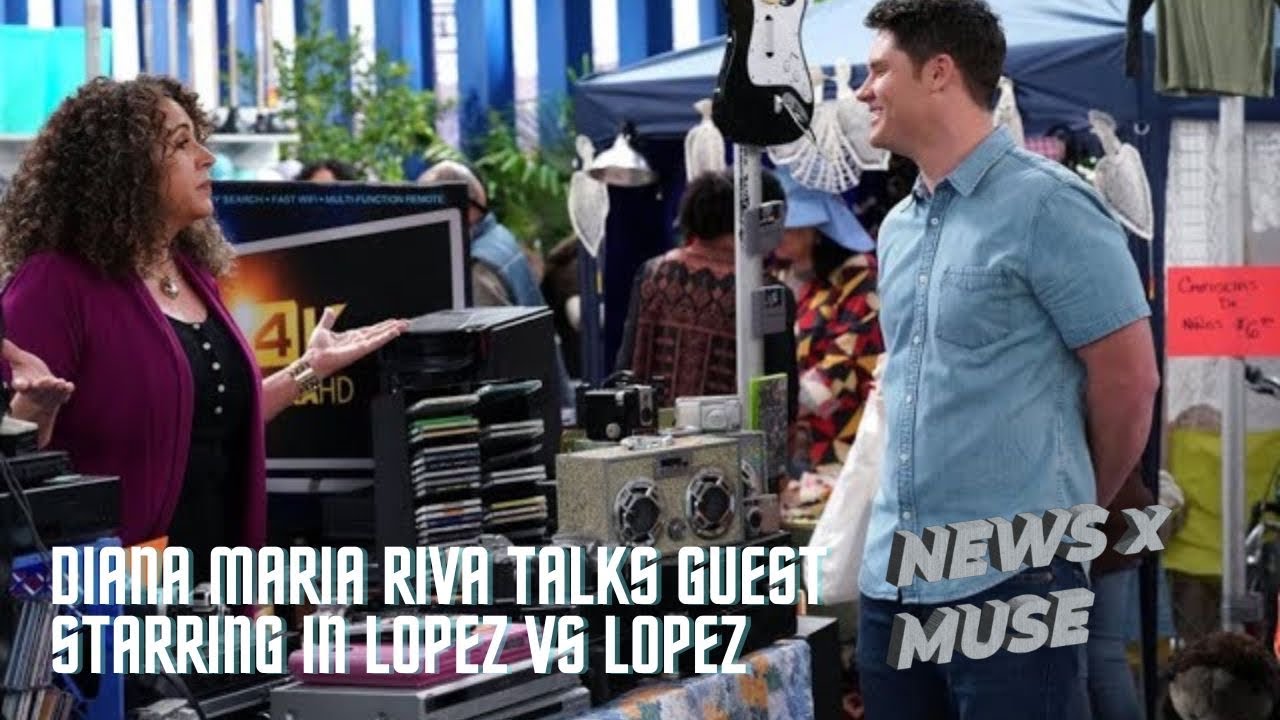 Diana Maria Riva Talks Guest Starring in Lopez vs Lopez - YouTube