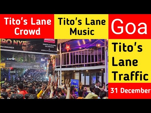 NIGHTLIFE IN TITO'S LANE GOA | Goa Nightlife | Night Party | Tito's ...