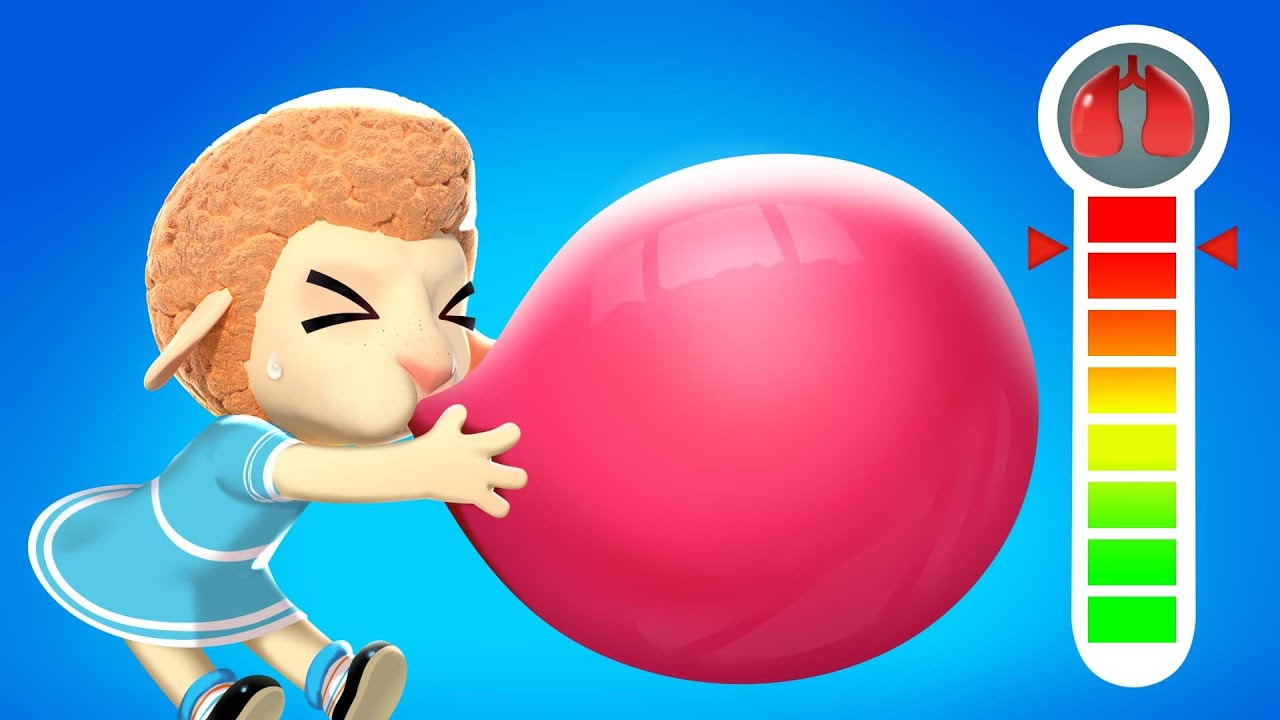 Dolly Blows Up a Big Balloon | Cartoon for Kids & Nursery Rhymes and ...