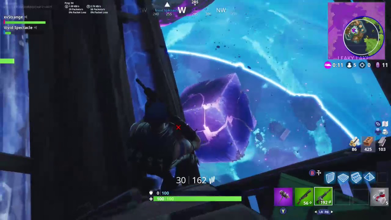 Cube explosion in Fortnite - YouTube
