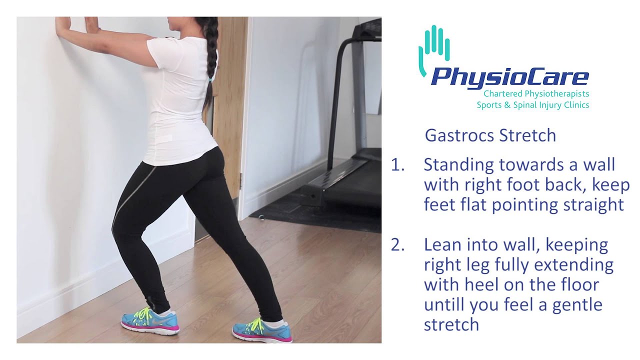 PhysioCare - Gastrocs Stretch - YouTube