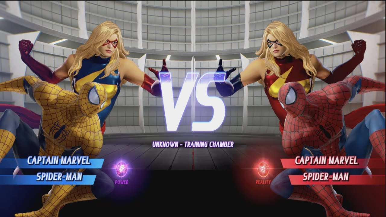 Spider-man and Captain Marvel vs Spider-man and Captain Marvel - MARVEL ...