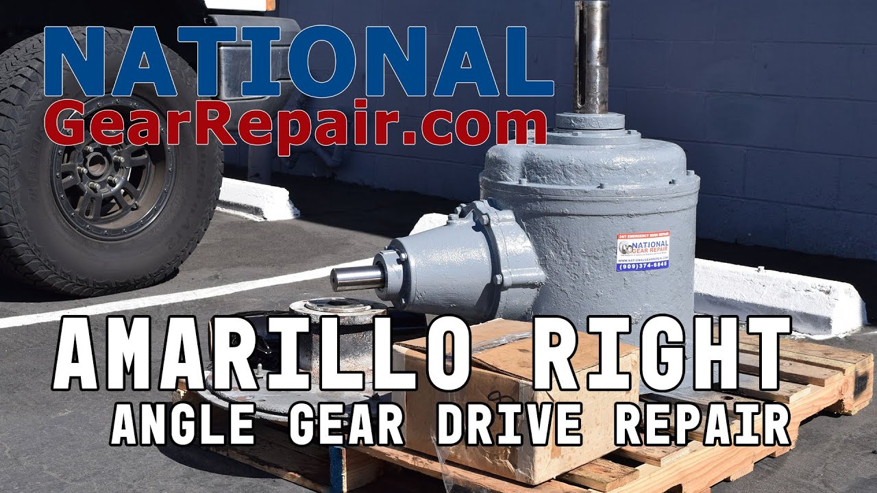 Amarillo Right Angle Gear Drive Repair - YouTube