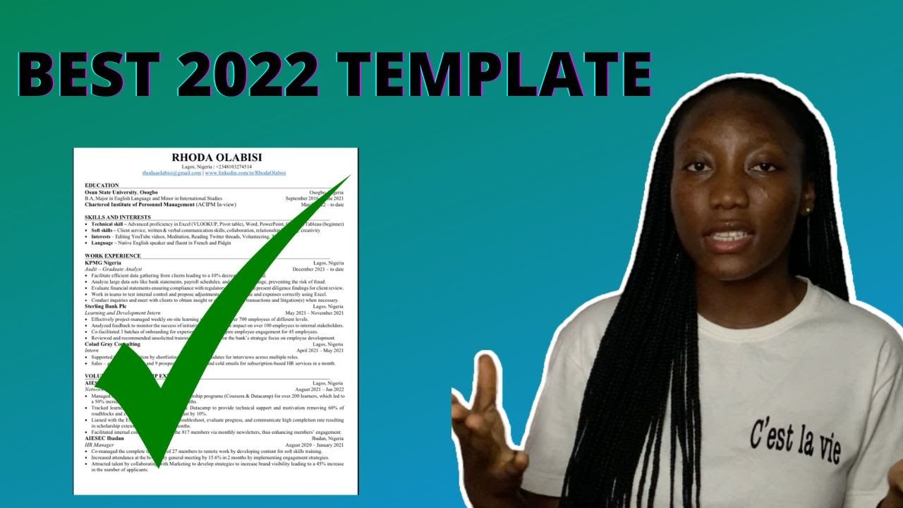 How to use CV Assistant on Microsoft Word - YouTube