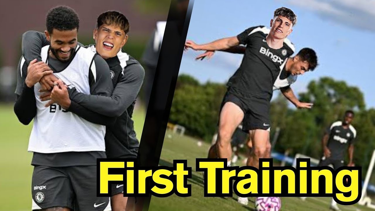 NO REST! Alejandro Garnacho STRAIGHT To First Training At Chelsea With ...