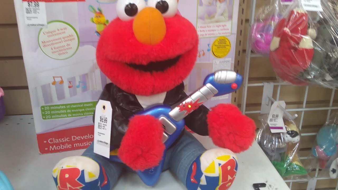 Elmo Rock and Roll Toy 1998 Tyco - YouTube