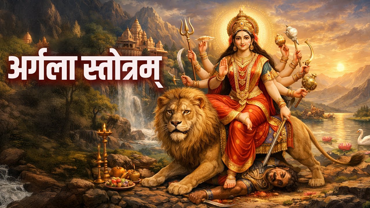 Argala Stotram With Lyrics | Durga Saptashati | Durga Devi Srotram ...